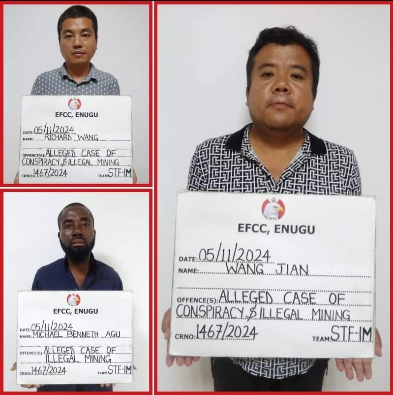 EFCC Takes Chinese Brothers, One Other to Court Over Alleged Illegal Dealing in Mineral ...
