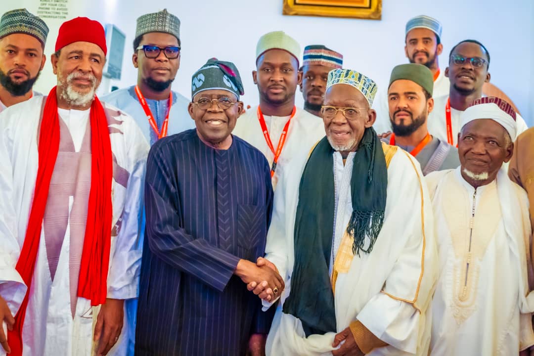 Tinubu, Tijjaniya Clerics Pray for National Stability and Development ...